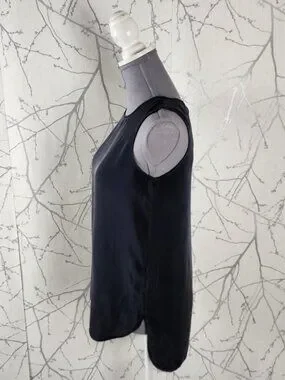 MICHAEL Michael Kors | Tops | Michael Michael Kors Navy 0 Silk Keyhole ...